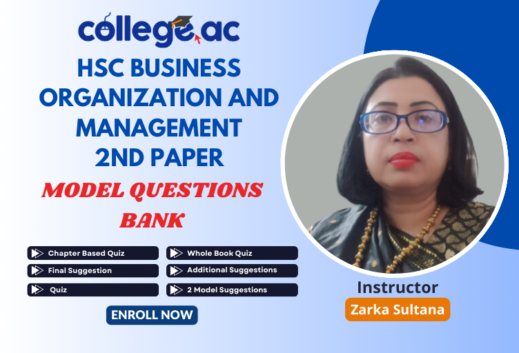 HSC Business Organization and Management 2nd Paper - Model Question ...